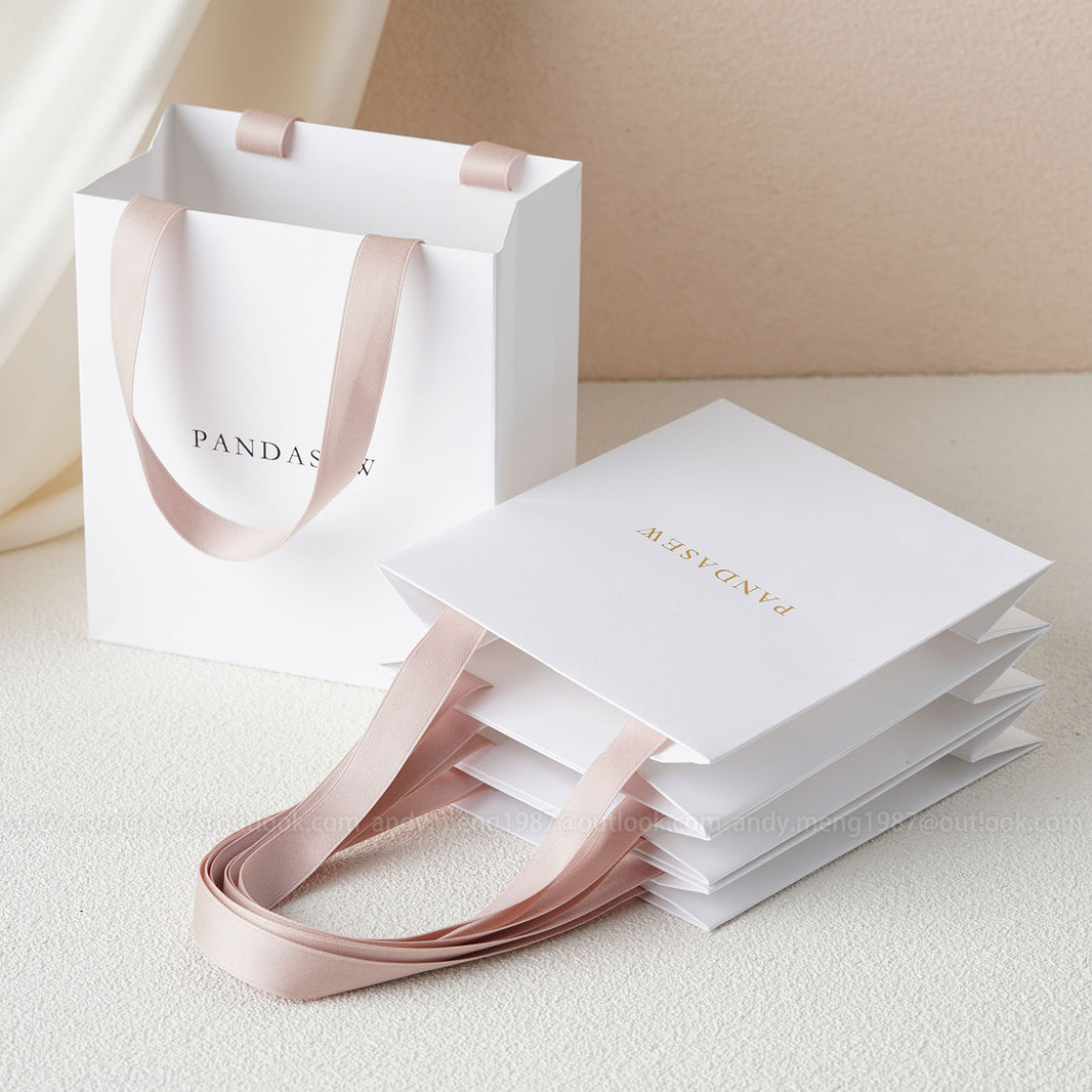 Custom Paper Bags with Logo | Branded Gift Bags | Pandasew – PandaSew